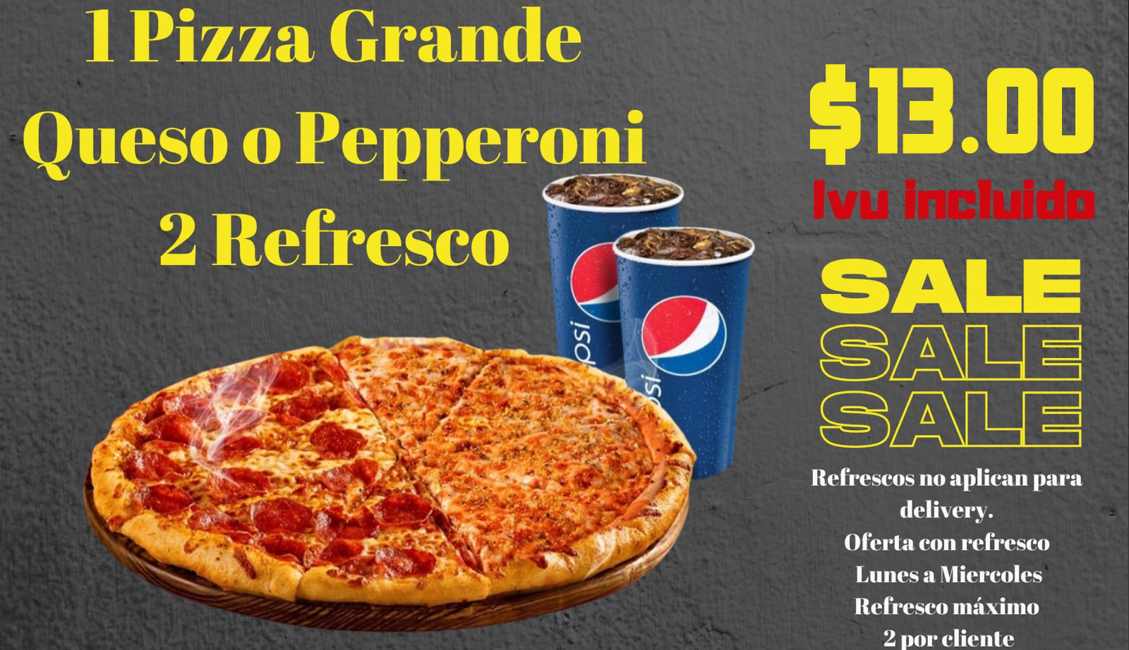 Jody's Pizza & Sport Bar - Guayama Menu
